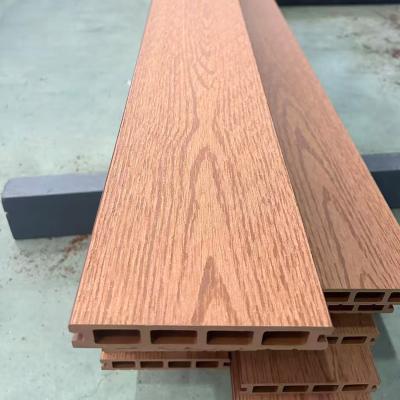China Durable Outdoor WPC Decking Waterproof Composite Flooring for Poolside and Exterior Walkways for sale