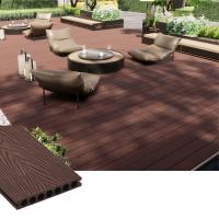 China High Durability WPC Decking Outdoor Waterproof Composite Flooring for Exterior Garden Applications for sale