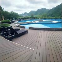 China 3D Wood Texture Composite Decking Planks Outdoor Waterproof Floor with Anti-Slip Feature for sale