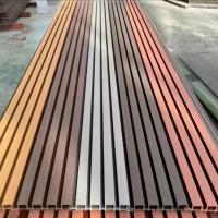China Tongue and Groove Low Maintenance Wpc Acoustic Wall Panels Exterior Building Decoration for sale