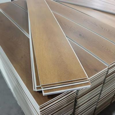 China Modern Design Wood and Marble Pattern SPC Flooring Tiles Easy-to-Clean Click System for sale