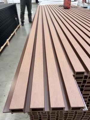 China Best Selling Fireproof Wpc Wood Composite  219x26 Outdoor Wall Panel Cladding Co Extrusion Style for sale