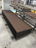 China Best Selling Fireproof Wpc Wood Composite  219x26 Outdoor Wall Panel Cladding Co Extrusion Style for sale