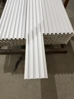China Customized Eco Friendly Indoor Irregular Grille Wpc Wall Panel 160x24 Cladding for sale