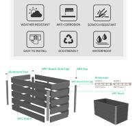 China Outdoor Raised Garden Bed Planter Box for Backyard Vegetable Flower Herb Garden Planting for sale