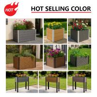 China Outdoor Raised Garden Bed Planter Box for Backyard Vegetable Flower Herb Garden Planting for sale