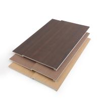 China Waterproof WPC Wall Panel with Wood Grain for Quick Installation in Home and Office for sale