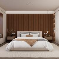 China Waterproof Indoor WPC Wall Panel Easy Install Fluted Wall Cladding for Interior Decoration for sale