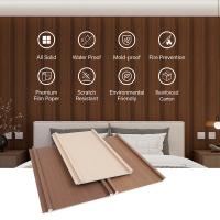 China Waterproof Indoor WPC Wall Panel Easy Install Fluted Wall Cladding for Interior Decoration for sale