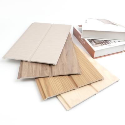China Wholesale WPC Fluted Wall Panel Wood Plastic Composite Interior Decorative Wall Board for sale