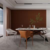 China Wholesale WPC Fluted Wall Panel Wood Plastic Composite Interior Decorative Wall Board for sale