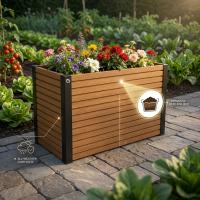 China Outdoor Raised Garden Bed Planter Box for Backyard Vegetable Flower Herb Garden Planting for sale