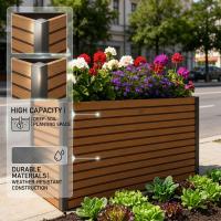 China Outdoor Raised Garden Bed Planter Box for Backyard Vegetable Flower Herb Garden Planting for sale