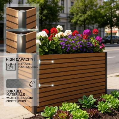 China Outdoor Raised Garden Bed Planter Box for Backyard Vegetable Flower Herb Garden Planting for sale