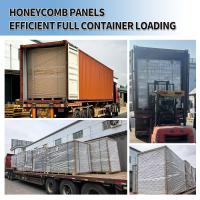 China Lightweight Aluminum Honeycomb Panel / Honeycomb Aluminium Sheet 1220 × 2440mm for sale
