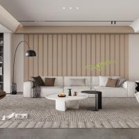 China Natural Fluted Wood Grain WPC Solid Wall Panel Waterproof Indoor Wall Cladding for sale