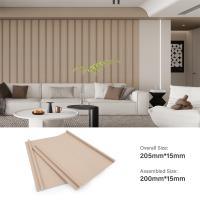 China Villa Interior WPC Wall Panel Waterproof Decorative Composite Wood Wall Cladding Board for sale
