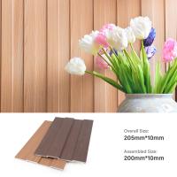 China Villa Interior WPC Wall Panel Waterproof Decorative Composite Wood Wall Cladding Board for sale