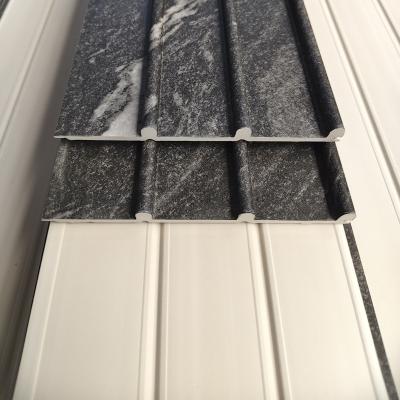 China Indoor WPC Wall Panel Wood Plastic Composite Fluted Decorative Wall Cladding for sale