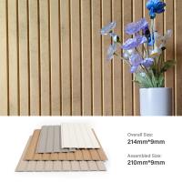 China Waterproof Interior WPC Wall Panel Decorative Wall Covering Panels Suitable for Bathrooms Kitchens Residential Interiors for sale