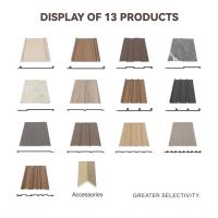 China Sound Insulating Durable Indoor WPC Wall Cladding Panels Easy Installation Waterproof Fireproof for sale