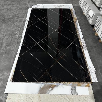 China Eco Friendly Durable PVC Marble Sheet Perfect For Wall Panels Decoration Waterproof UV Marble Wall Boards for sale