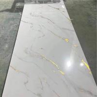 China Durable PVC Marble Sheet UV board for Interior Wall Cladding Decorative Panels and Surface Protection Applications for sale
