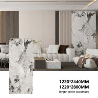 China Waterproof Interior Wall Decoration PVC UV Marble Plastic Sheet High Gloss 1220x2440x3mm for sale