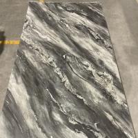China Easy Installation Stone Pattern Pvc Uv Marble Flexible Sheet Plastic Wall Panel 1220x2440mm for sale