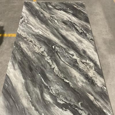 China Easy Installation Stone Pattern Pvc Uv Marble Flexible Sheet Plastic Wall Panel 1220x2440mm for sale