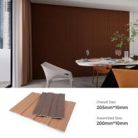 China Waterproof ECO-Friendly Easy-installation WPC Wall Panel for Indoor Decoration for sale