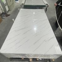 China Wholesale Price High Glossy 1220*2440mm*3mm PVC Marble Sheets for Wall Decoration for sale