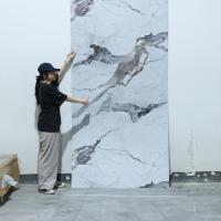 China Wholesale Price High Glossy 1220*2440mm*3mm PVC Marble Sheets for Wall Decoration for sale