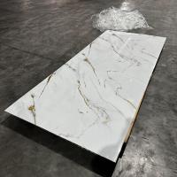 China Wholesale Price High Glossy 1220*2440mm*3mm PVC Marble Sheets for Wall Decoration for sale
