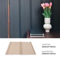 China SONSILL High Quality New Style WPC Wall Panel Scratch Resistant Easy Clean Indoor Wall Covering for sale