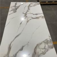 China Sonsill 2026 New Design Gold Line Color Pvc Marble Sheet Wall Panel Uv Marble Sheet for Wall Panel Decoration for sale