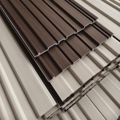 China On Sale WaterProof Interior Wood Plastic Composite Cladding Fluted Wpc Wall Panel for sale