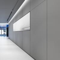 China Lightweight Modern Cladding Exterior Aluminium Composite Board Panel Wall For Mirror Texture for sale