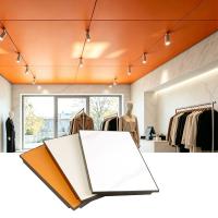 China Fire Resistant Acoustic Aluminum Honeycomb Ceiling Panel for Commercial Buildings for sale