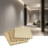 China Lightweight Fire Resistant Aluminum Honeycomb Wall Panel for Commercial Buildings for sale