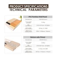 China Waterproof Fire Resistant PVC Partition Wall Panel for Commercial Room Dividers for sale