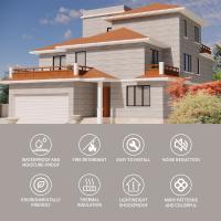 China Thermal Insulated Weatherproof PU Sandwich Metal Carved Panel Waterproof Insulation Boards For Exterior Walls for sale