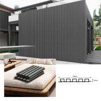 China Weatherproof Waterproof ASA PVC Wall Cladding for Residential Exterior Walls for sale