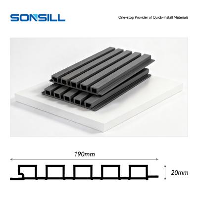 China Weatherproof Waterproof ASA PVC Wall Cladding for Residential Exterior Walls for sale