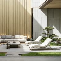 China Lightweight High Strength ASA Anti UV Outdoor Fluted Wall Cladding WPC Exterior Wall and Ceiling Panels for sale