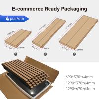 China Eco-Friendly Lightweight Sound Absorbing Acoustic Panel For E-Commerce Interiors for sale