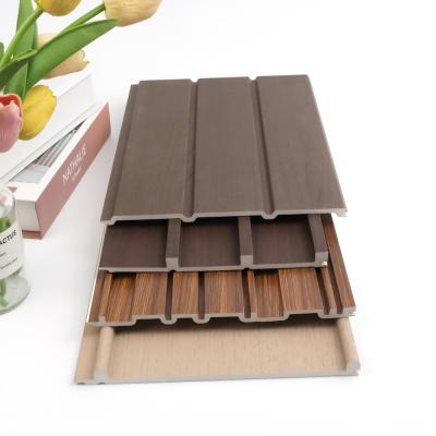 China Lightweight Recyclable WPC Wall Panel for Modern Indoor Interiors for sale