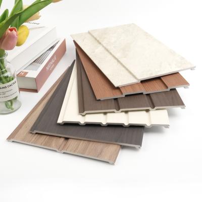 China Moisture Resistant Easy Install Indoor WPC Wall Panel for Interiors for sale