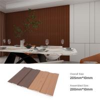 China Moisture Resistant Easy Install Indoor WPC Wall Panel for Interiors for sale
