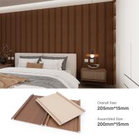 China Lightweight Recyclable WPC Wall Panel for Modern Indoor Interiors for sale